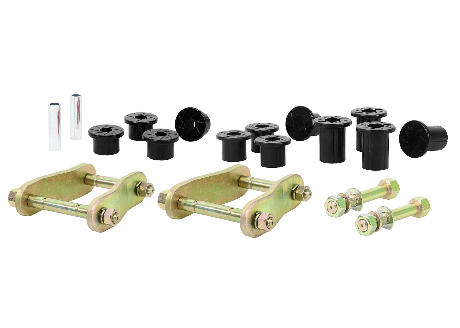 Rear Leaf Spring - Bushing And Greaseable Shackle/Pin Kit To Suit Niss
